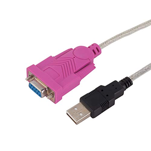 USB to Serial Adapter,USB to RS-232 Female (9-pin) DB9 Serial Cable ...