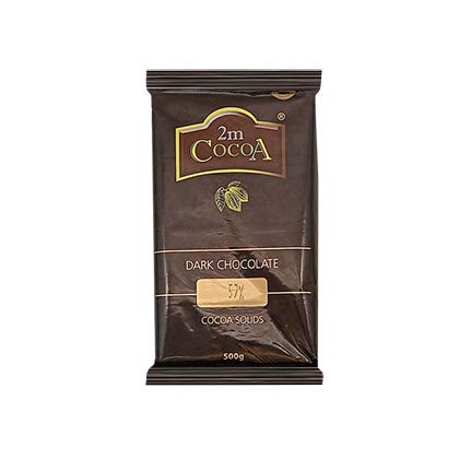 2m Cocoa Dark Chocolate Couverture-57% Dark Chocolate/500gm/Premium ...