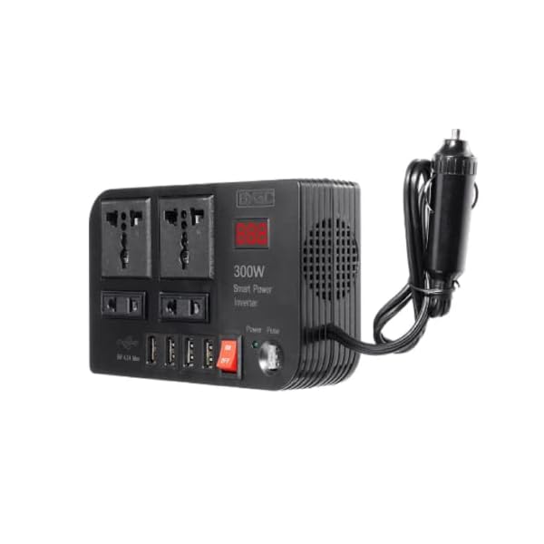 DIGITPLUS - 300W Power Inverter DC 12V to AC 220V Power Inverter Three ...