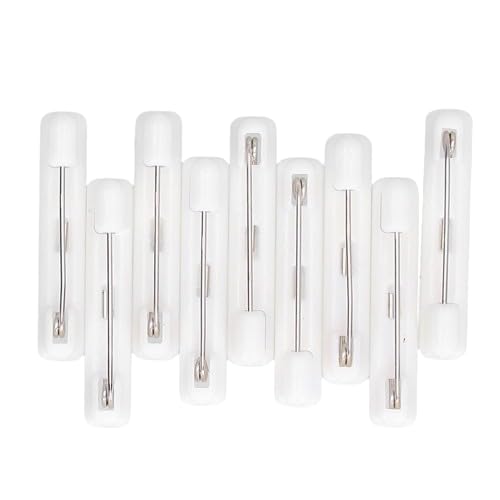 Satra Traders Plastic Safety Brooch Pin Back Badge Backing Clip Blank ...