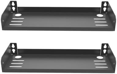 Amazon.com: Floating Shelves Set of 2, Metal Shelves, Wall Mounted ...