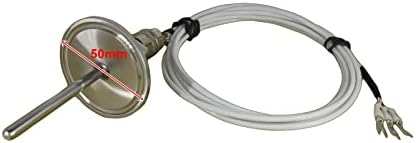 Tri-clamp Waterproof RTD PT100 Temperature Sensors with Telfon Cable & Detachable Connector ...