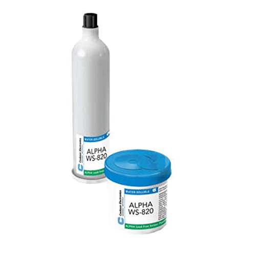 WS-820 Lead Free Water-Soluble Solder Paste, SAC305, 88-3-M19, 500g Jar ...
