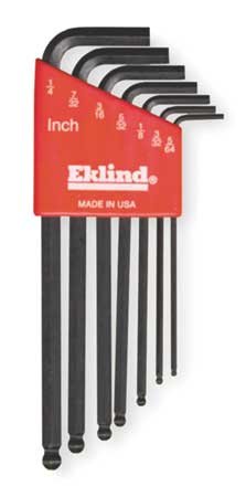 Eklind 13207 Hex Key Set 7 Pc Folding Ball End SAE 1/16-5/32: Amazon ...