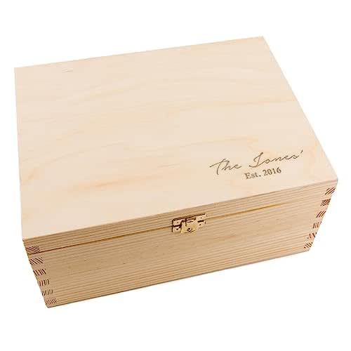 Personalised Family Keepsake Box/Memory Box : Amazon.co.uk: Handmade ...
