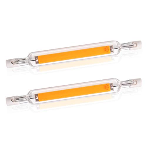 YDHNB 118mm 20W R7S LED Bulbs (2 Pack) 200W Halogen Equivalent J T-ype ...