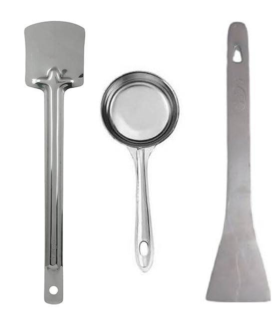 Buy Faas Stainless Steel Cooking and Serving Spoon Set for Kitchen ...