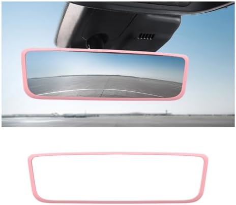 Amazon.com: Sylvil Car Rear View Mirror Protector Frame, Silicone Auto ...