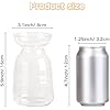 Amazon.com: Gute Glass Vases for Decor, Modern Decorative Flower Vase ...