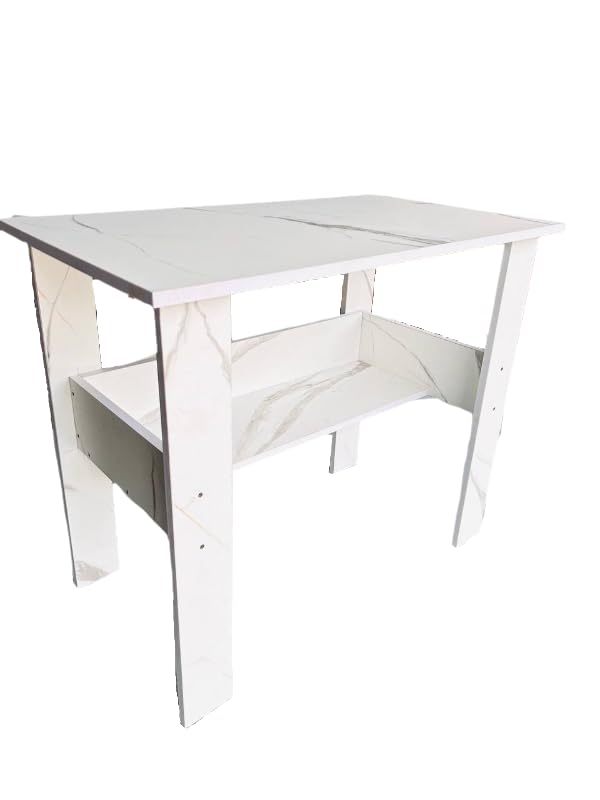 SBF Furniture Engineered Wood Computer Desk with One Tier Shelves ...