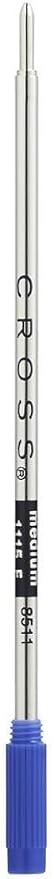 Cross 8511-2 Refills for Ballpoint Pens, Medium, Blue Ink, 2/Pack ...