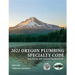 2021 Oregon Plumbing Specialty Code: IAPMO: 9781944366681: Amazon.com ...