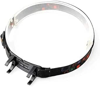 ZGLUZP Black Flashlight Clip Buckle Headband Adjustable Head Belt Head ...