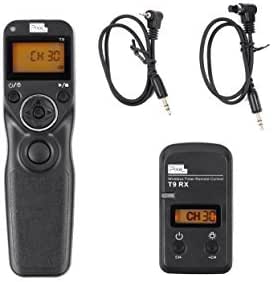 Amazon.com : Pixel T9-E3/N3 LCD Wired/Wireless Shutter Release Timer Remote Control with 2 ...