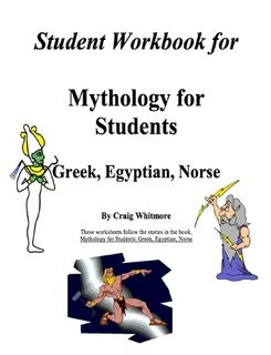Mythology for Students: Greek, Egyptian, Norse Student Workbook ...