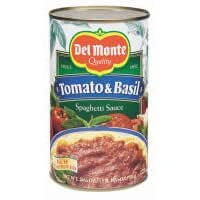 Amazon.com : Del Monte Tomato & Basil Spaghetti Sauce (Case of 12 ...