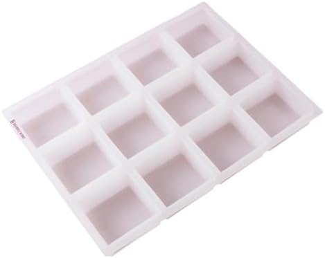 Amazon.com: EchoDone 9 Cavities Square Soap Mold DIY Handmade Silicone ...