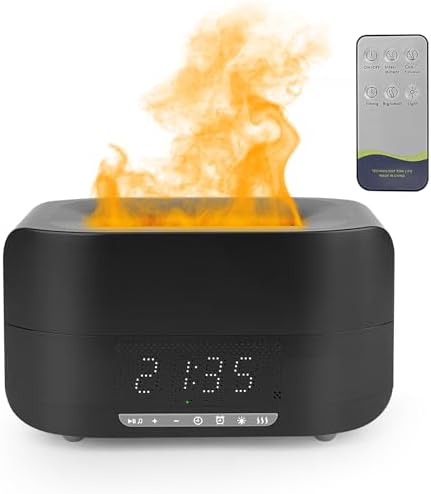 Amazon.com: LOVME 450ML Flame Diffuser-Essential Oil Diffuser-Volcano ...