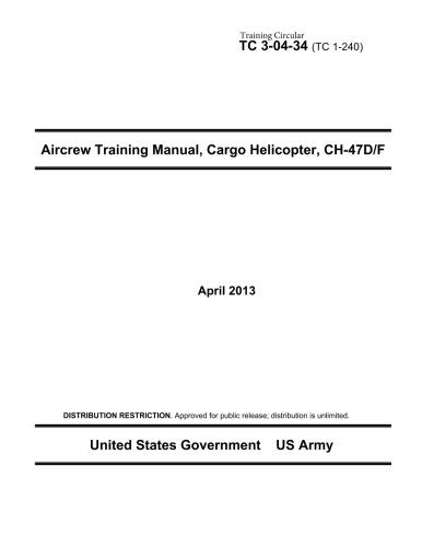 Training Circular Tc 3-04-34, Tc 1-240: Aircrew Training Manual, Cargo ...