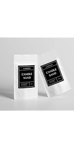 Amazon.com: Candlera Pearled Candle Sand - 650g / 23 oz +30 Wicks ...