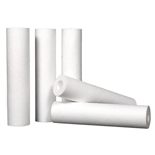 10 Inch 5 Micron Spun Filter Cartridge Compatible for 10 Inch Pre ...