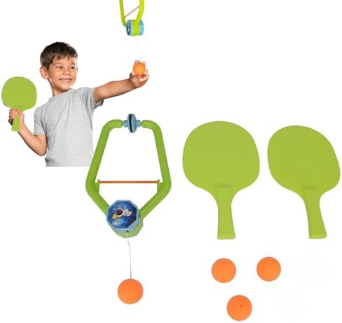 DHEESA Self-Trainer Ping Pong Game for Kids | Indoor Table Tennis Set ...