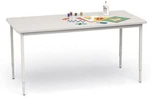 Amazon.com : Bretford QWTxx60 60" Wide Rectangle Quattro Work and ...