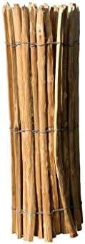 Wooden Fence - Hazel Fence/roll Length: 5 m/Lath spacing 7-8 cm/Height ...