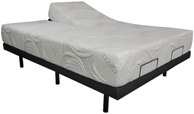 Amazon.com - Triad Split Head 12" Luxury Mattress, Latex, Tencel Fabric ...