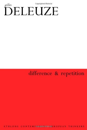 Difference and Repetition (Athlone Contemporary European Thinkers ...