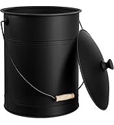 Amazon.com: AMAGABELI GARDEN & HOME Ash Bucket for Fireplace Assembled ...
