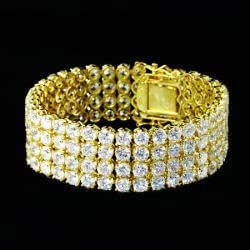 Amazon | [ピンプコード]Pimp Code イエローゴールド キューブ テトラへドラル T2 ブレスレット | ブレスレット 通販