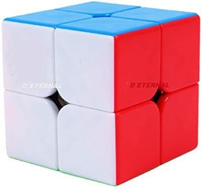 Kiddie Galaxia 2x2 Cube Sticker Less Speed Cube Magic Cube Puzzle Toy ...
