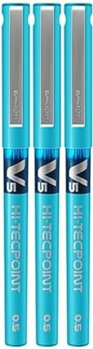 Hi-Tecpoint V5 0.5mm Extra Fine Point - Pure Liquid Ink Roller Ball Pen ...