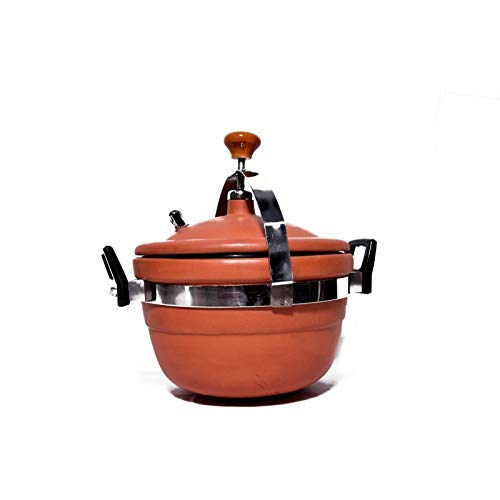 Buy Bhanvi Clay Terracotta MITTI Cooker 3.5 Liter for Healthy Food ...