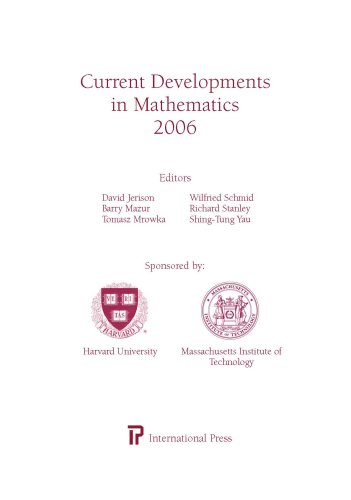 Amazon | Current Developments in Mathematics, 2006 | Jerison, David ...