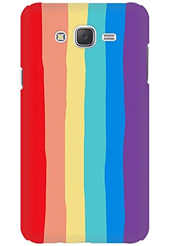 Mordern Rainbow Printed Back Cover Phone Case for Samsung Galaxy J7 ...