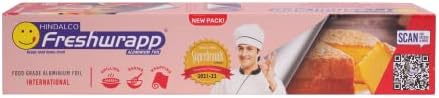 Freshwrapp Hindalco International Aluminium Foil 1 Kilo Gram Net, 18 ...