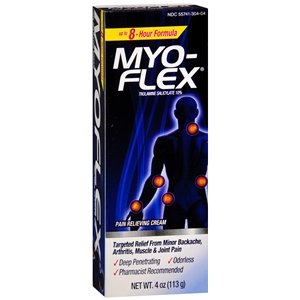 PACK OF 3 EACH MYOFLEX CREAM TUBE 8601 2OZ PT#67117002: Amazon.com ...