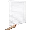 Amazon.com: Allesin Faux Wood Blinds 2 inch Slat Cordless Design Room ...