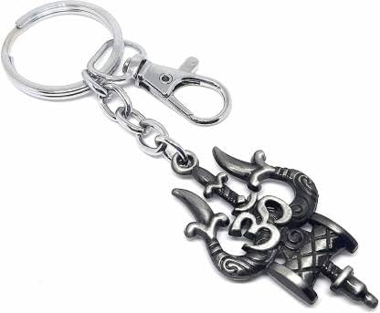 Close2 deal Keychain Keyring For Trishul Om Damru Keychain Lord Shiva ...