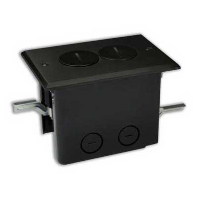 Allied Moulded FB-2DB Duplex Receptacle, 1-Gang, Floor Box Assembly ...