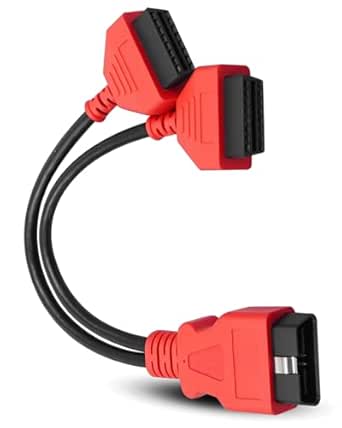 Amazon.com: TIKSCIENCE OBD2 Splitter Y Cable OBDII 1 Male to 2 Female Extension Cable Adapter ...