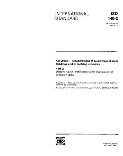 ISO 140-2:1991, Acoustics - Measurement of sound insulation in ...