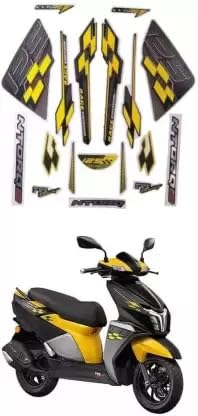 RKT Compatible TVS Ntorq 125 Race xp Sticker Kit Yellow : Amazon.in ...