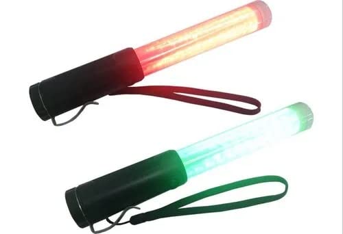 Plastic Bd Traffic Signal Warning Led Light With Flashing|Aa Battery ...