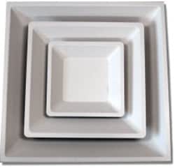 Shoemaker HVL 10" White 2 Cone T-Bar Diffuser - Heating Vents - Amazon.com