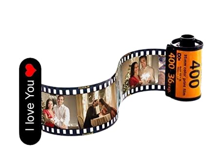 Gift For You Custom Photo&Song Title&Singer Camera Film Roll Keychain ...