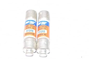Amp-Trap ATQR8 Time Delay Fuse 8A 600V Lot of 10: Amazon.com: Tools ...