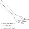Amazon.com: Covzoe 500 Pieces Plastic Mini Forks, 3.7 Inch Clear Small ...